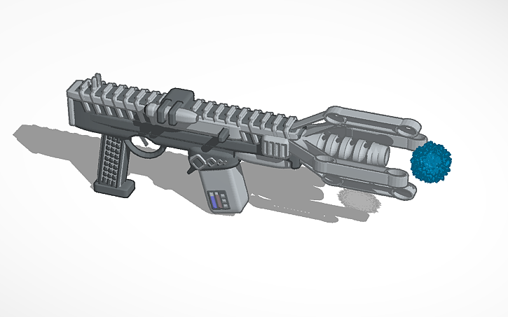 3D design Plasma blaster - Tinkercad