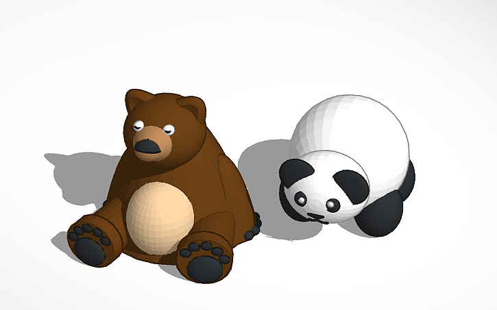 3D design 2 Animals | Tinkercad