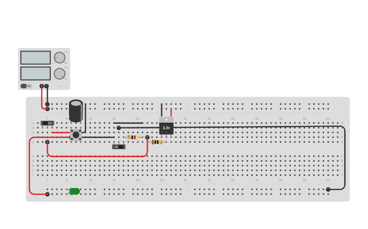 Circuit design LED driver | Tinkercad