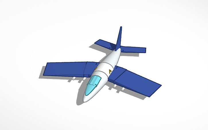 3D design Airplane - Tinkercad