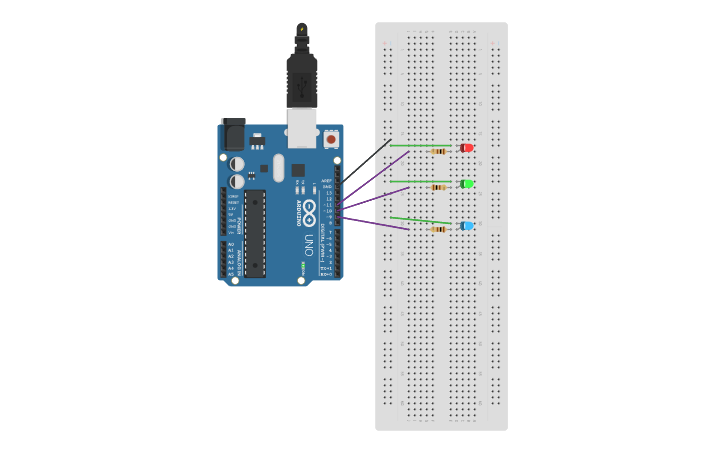 Circuit design EXERCISE MODULE 4 - Tinkercad
