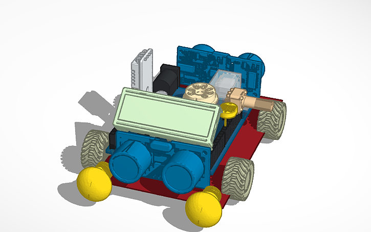 3D design Proyecto Robotica | Tinkercad