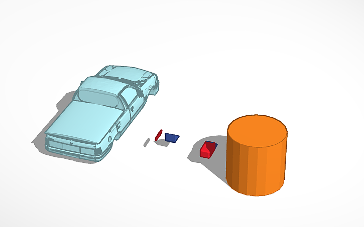 3D design Burnout Ute - Tinkercad