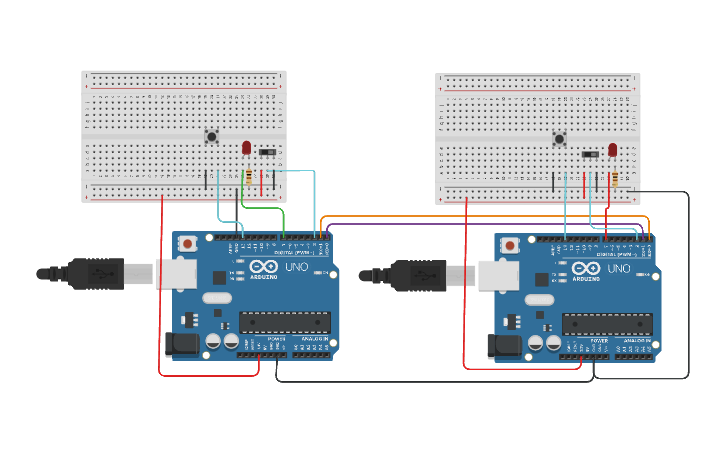 Circuit design Minitaller UART - Tinkercad