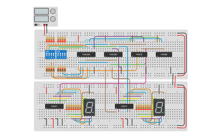 Circuit Design Display Tinkercad