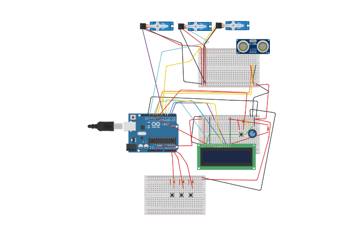 Circuit design Play-Box Prototype - Tinkercad