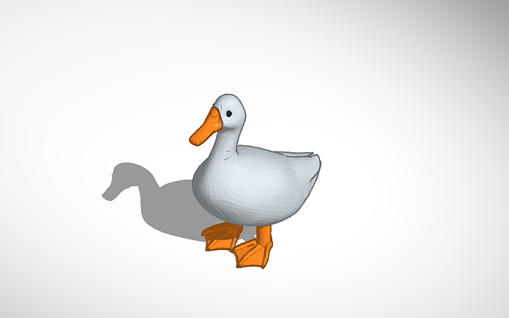 3D design duck - Tinkercad