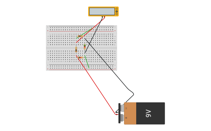 Circuit design wheatstone unbalanced - Tinkercad