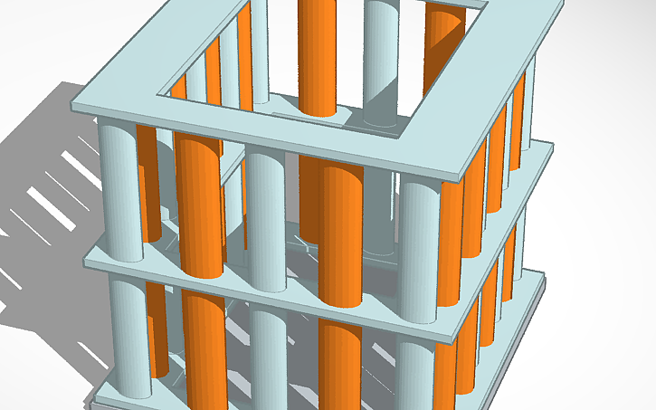 3D design cage - Tinkercad