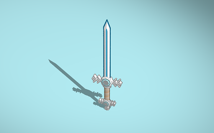 3D design Frosted sword of Wa'asa | Tinkercad