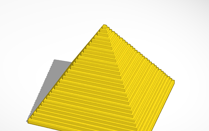 3D design Pyramid - Tinkercad