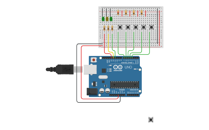 Circuit design fronte | Tinkercad