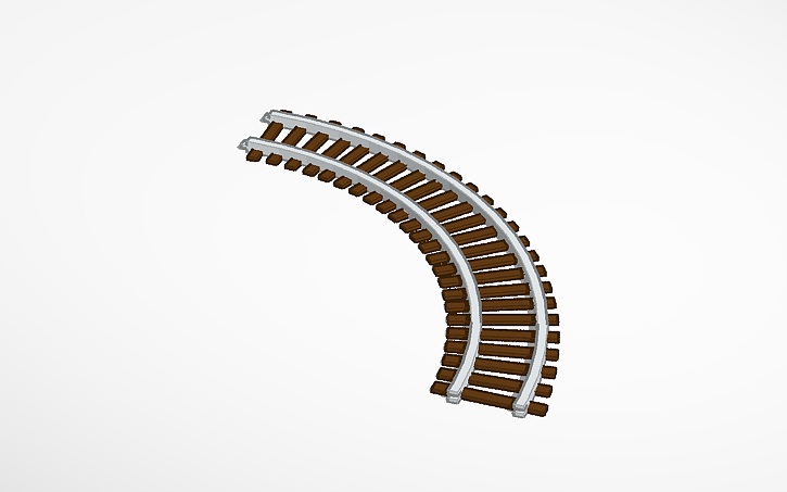 3D design Train Track - Tinkercad