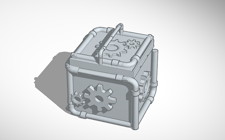 3D design Manufacturing steam punk box | Tinkercad