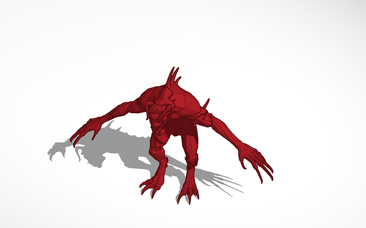 3D design Death Claw - Tinkercad