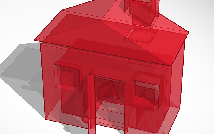 3D design Example House - Tinkercad