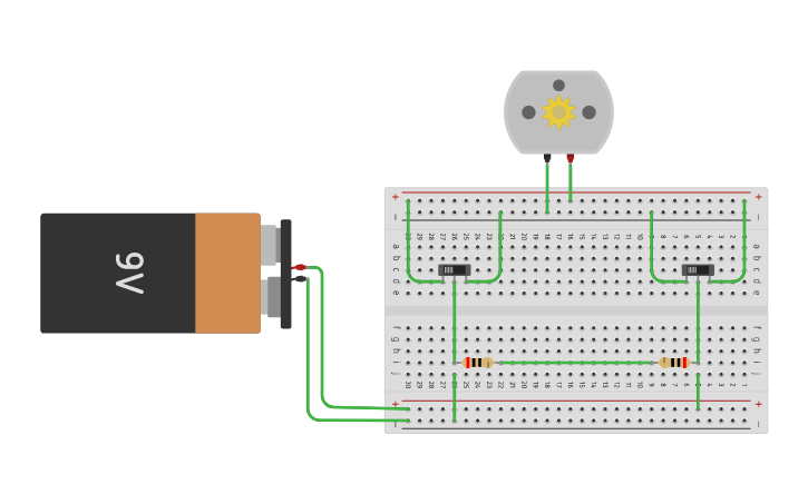 Circuit design Circuito 2 | Tinkercad