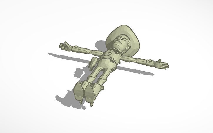 3D design woody doll - Tinkercad