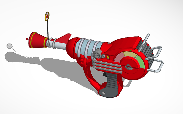 3D design Ray Gun - Tinkercad