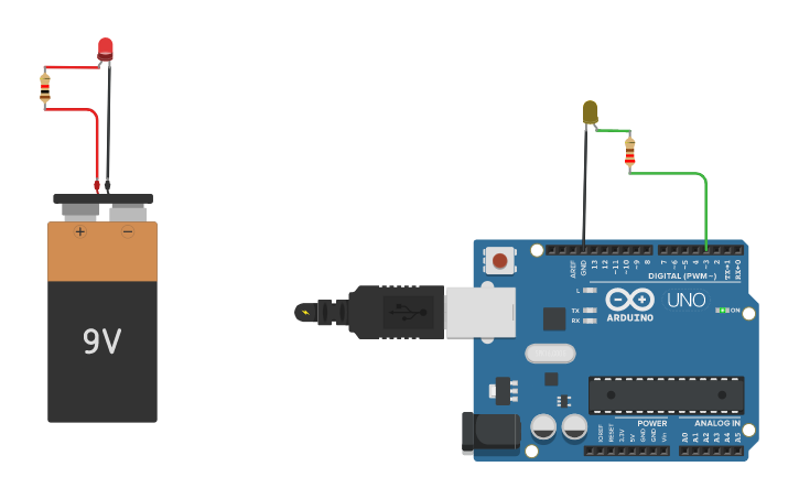 Circuit Design Microcontroller Led And Resistor Tinkercad