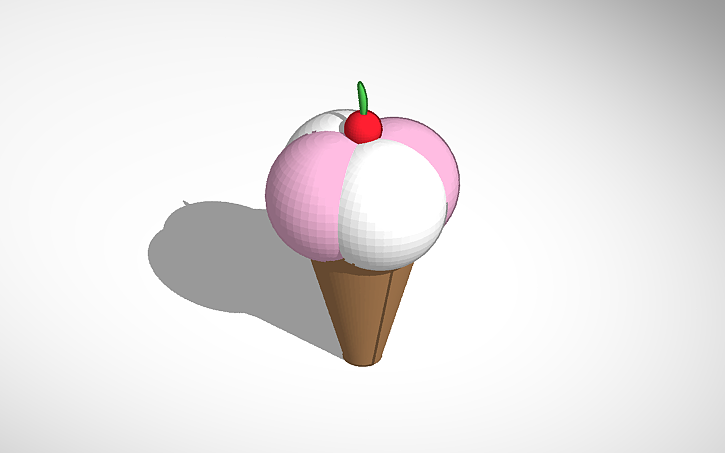 3D design Ice Cream | Tinkercad