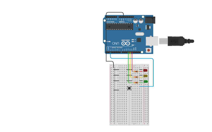 Circuit design Arduino_Ampel - Tinkercad