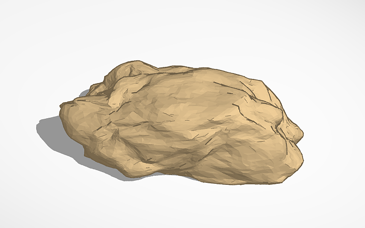 3D design Boulder - Tinkercad