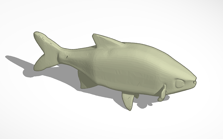 3D design fish 4 - Tinkercad