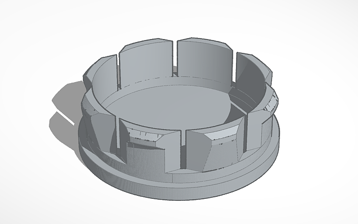 3D design Center Cap V3 - Tinkercad