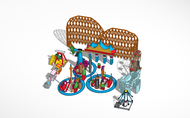 3D design AMusement park - Tinkercad