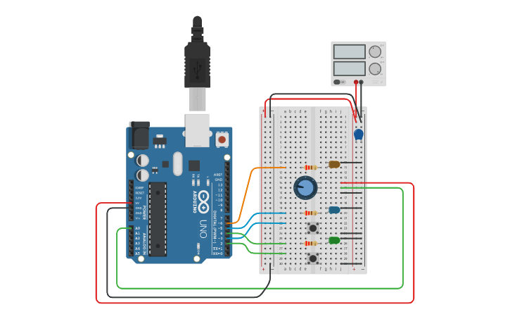 Circuit design Lab1 Part A | Tinkercad