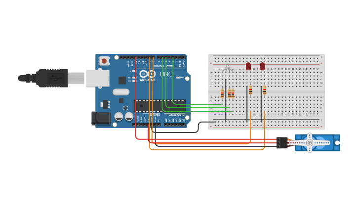 Circuit design proyecto | Tinkercad