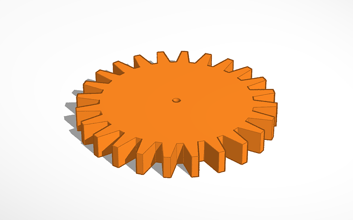 3D design Zahnrad - Tinkercad