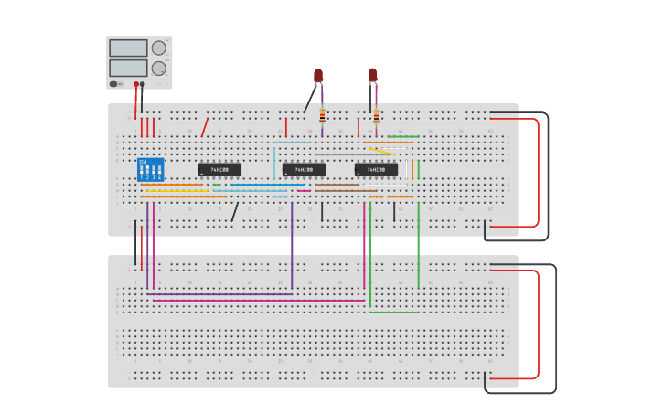 Circuit design Question 1 - Tinkercad