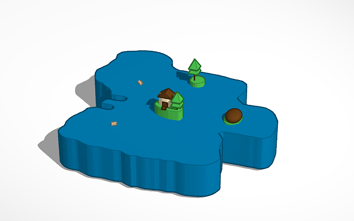 3D design loot lake | Tinkercad