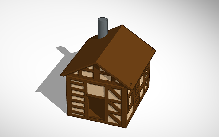 3D design Toby Village house for Manor Project - Tinkercad