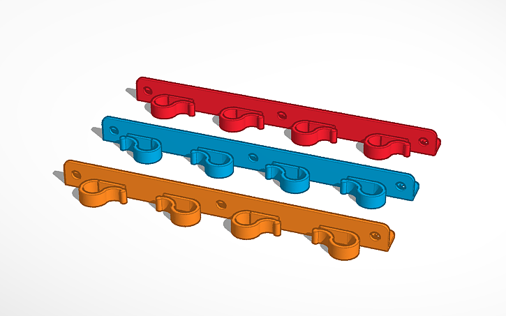 3D design Cable Clip, Holder, Cable Management - Tinkercad