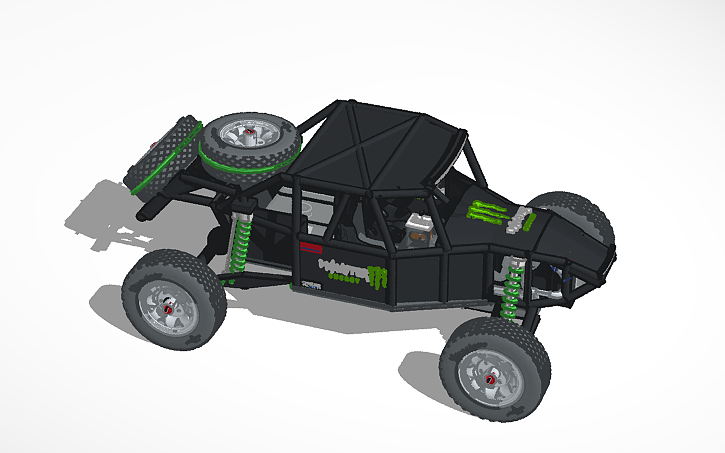 3D design Racing buggy - Tinkercad