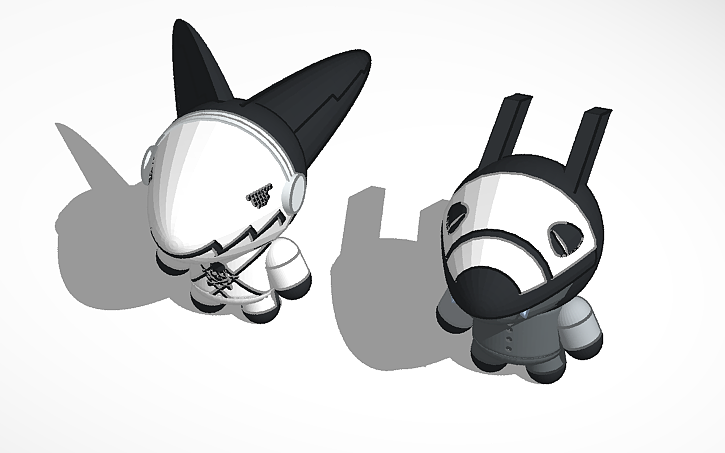 3D design Copy of Wallace the synth and data the protogen(Black Version ...