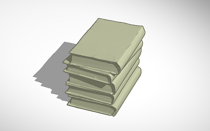 3D design Stack Of Books - Tinkercad