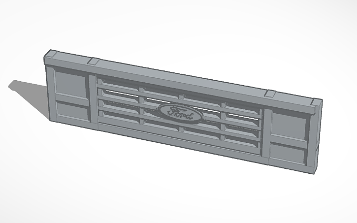 3D design 85' truck grill | Tinkercad