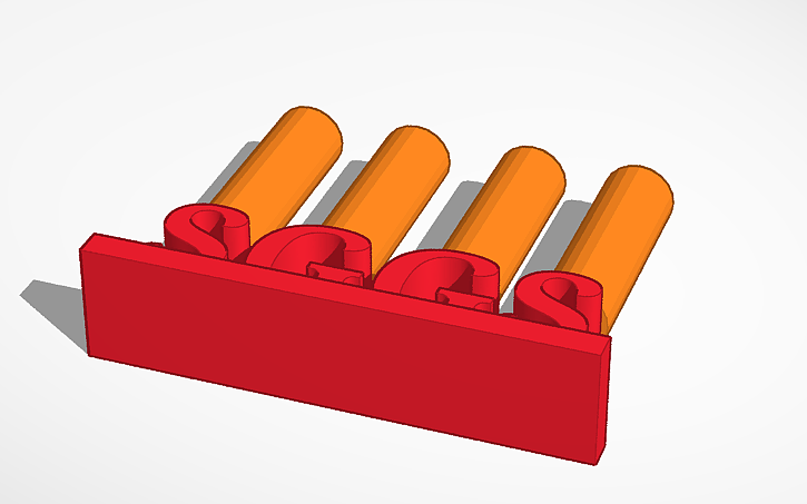 3D design pen stand - Tinkercad