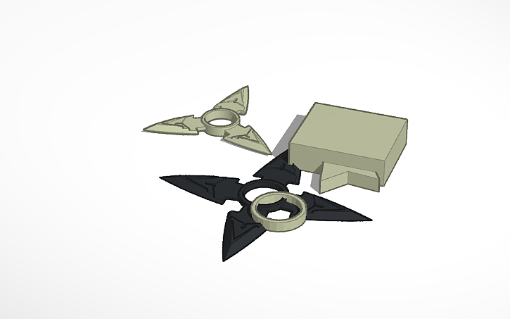 3D design SHURIKEN - Tinkercad