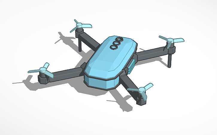 3D design drone - Tinkercad