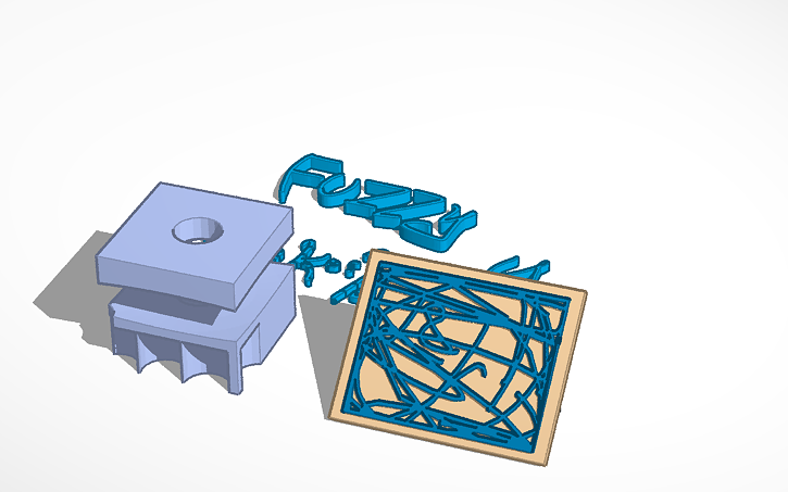 3D design FUZZY - Tinkercad