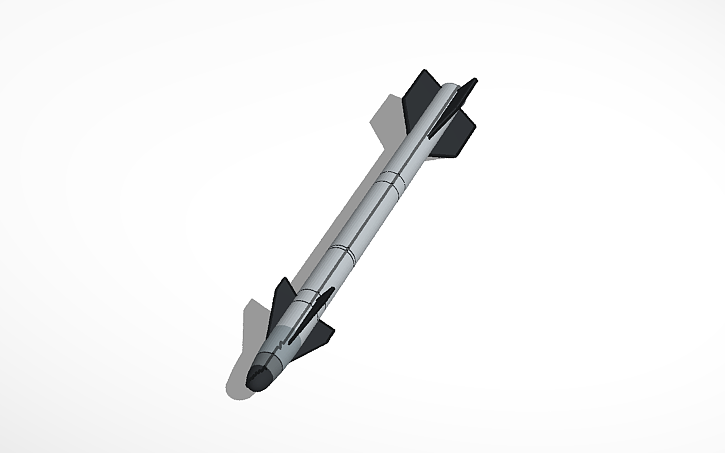 3D design AIM-9 Sidewinder - Tinkercad