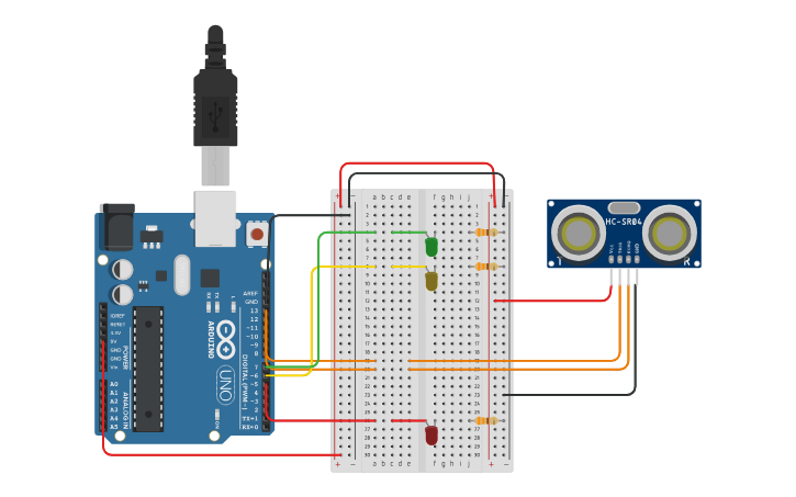 Circuit Design Practica Sensor De Movimiento Tinkercad