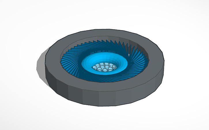 3D design iron man Arc Reactor - Tinkercad