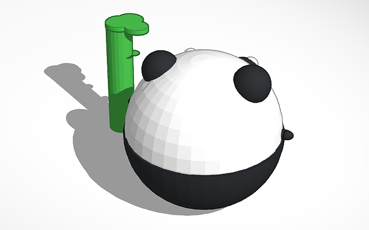 3D design Panda - Tinkercad
