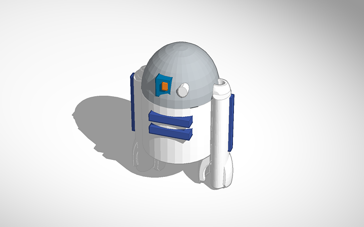 3D design R2D2- Ian B 342616 | Tinkercad
